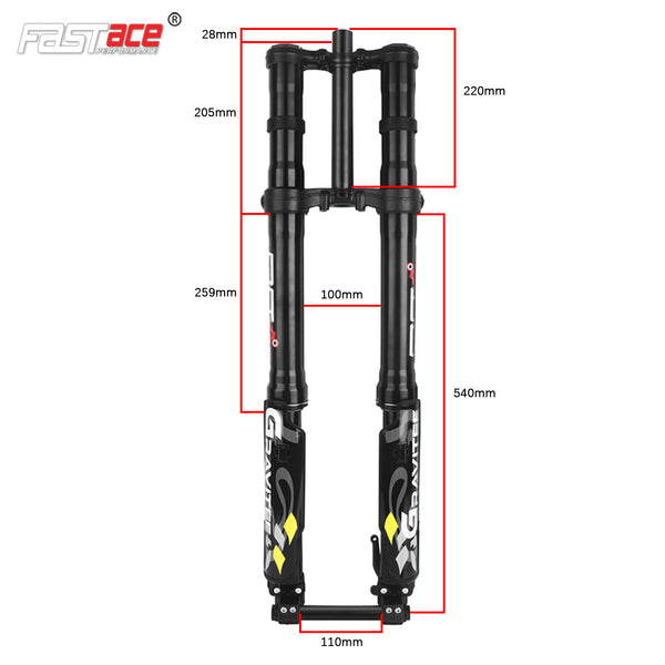 FASTACE AHX12RV Original Factory Front Fork Suspension For Surron Tala