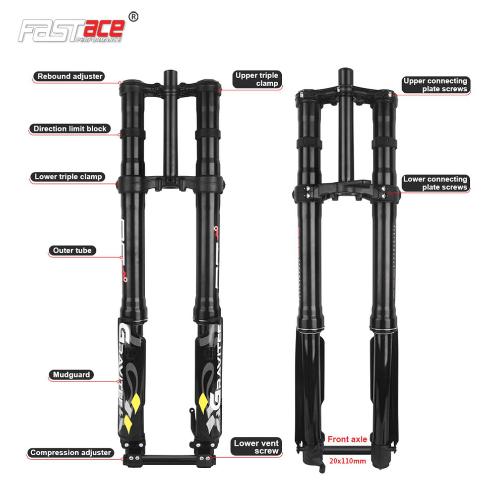 FASTACE AHX12RV Original Factory Front Fork Suspension For Surron Tala